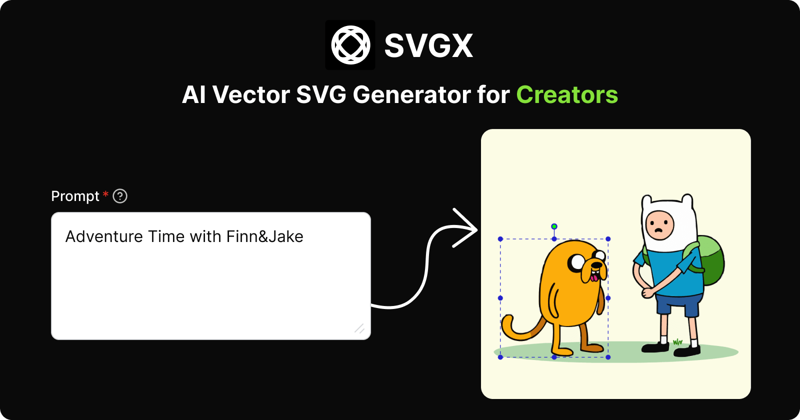 AI Vector SVG Generator for Creators | SVGX
